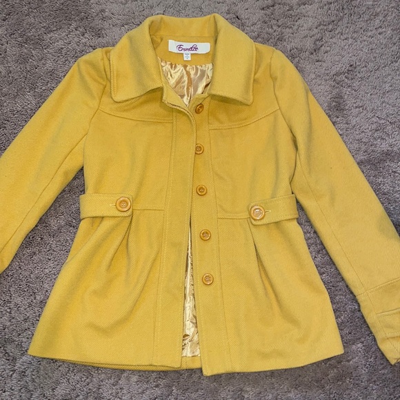 Jackets & Coats | Mustard Yellow Peacoat | Poshmark